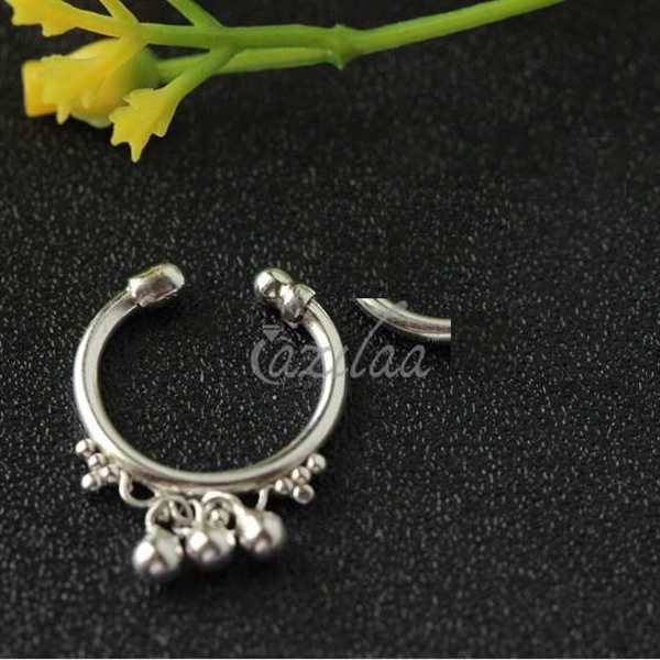 Custom 3- Nose ring septum rings sterling silver artisan handmade at ...