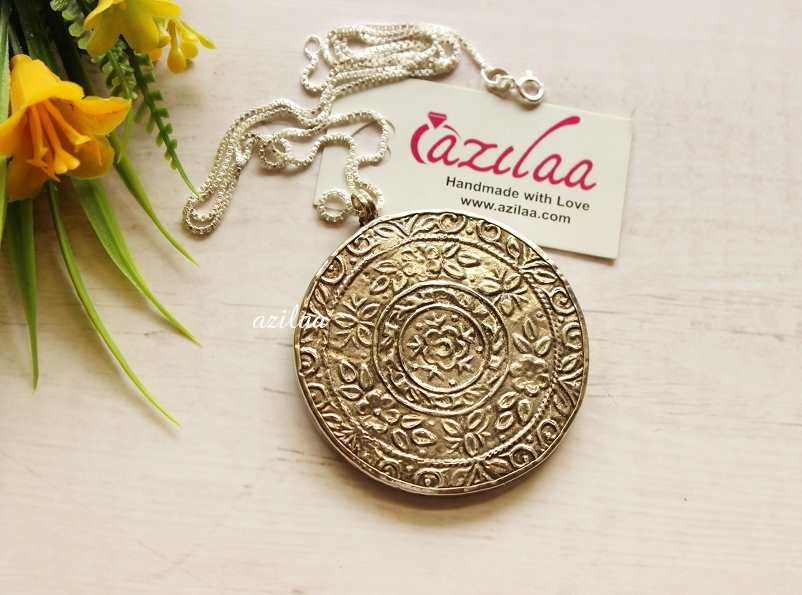 God Shiva Sterling silver Pendant chain 01 at ₹2950 | Azilaa